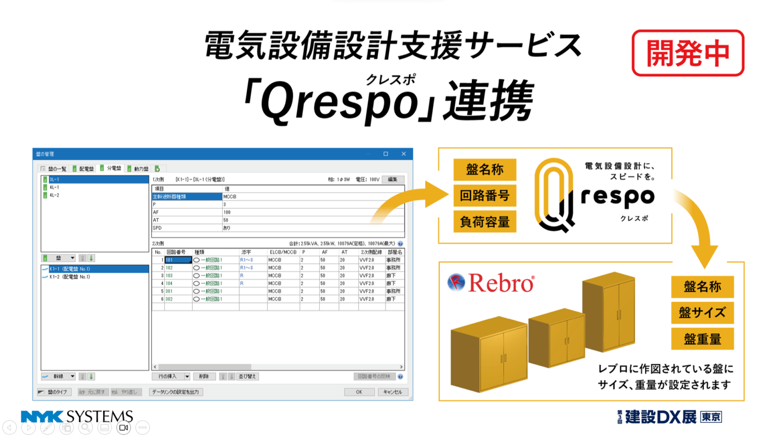第3回 建設DX展（東京） 展示会レポート | 株式会社NYKシステムズ